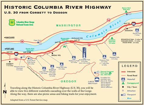 Multnomah Falls Travel Guide E Bike Multnomah Falls