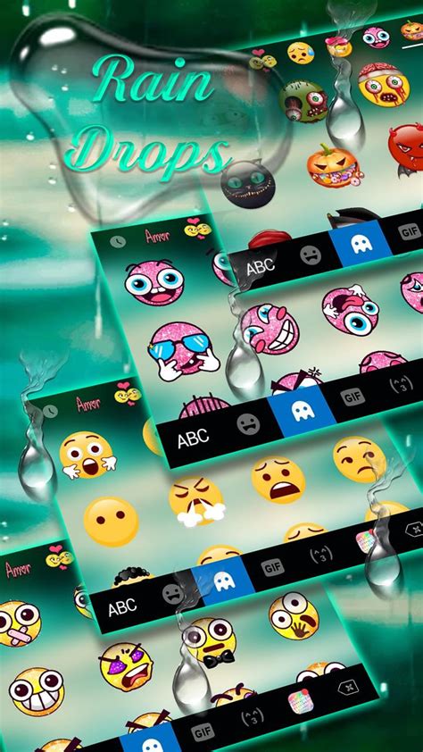Water Raindrops 2 Keyboard Theme For Android Download