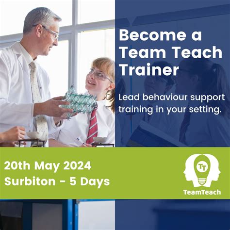 Team Teach Ltd on LinkedIn: Become a Team Teach Trainer Public Course ...
