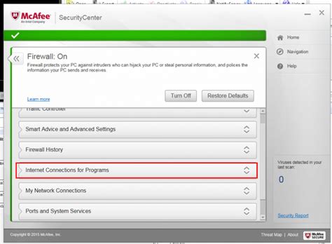 Allow Tekla Licensing Through Mcafee Firewall Tekla User Assistance