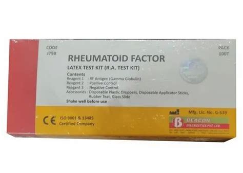 Rf Rheumatoid Factor Latex Test Kit At Rs 260 Box Dahisar East