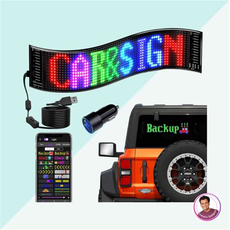 LED Matrix Panel For Car Chat On Road Indiatic Gadgets