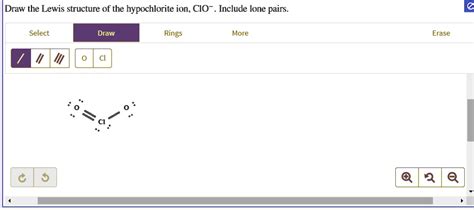 Draw The Lewis Structure Of The Hypochlorite Ion Clo