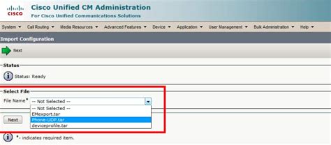 Bulk Configure Changes With Import Export Feature Cisco