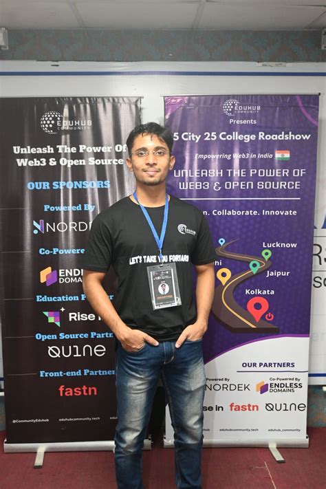 Sumit Kumar On Linkedin Web3 Ciie Srmuniversity Nordek Endlessdomains Risein Quine Fastn