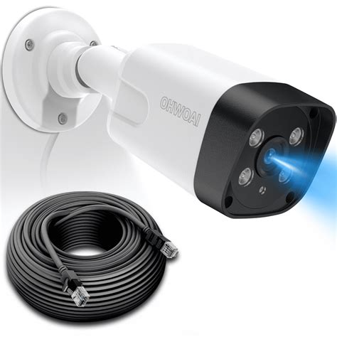 Ohwoai Poe Security Camera Outdoor Ethernet Outdoor Ip Camera Wired