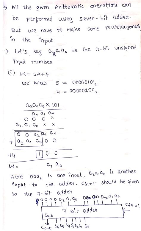 [solved] let a be a three bit unsigned number use a seven bit adder