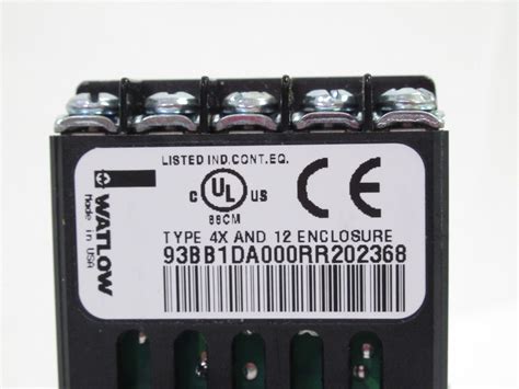 Watlow 93bb1da000rr202368 Temp Controller 100 240vac 12va Austin Surplus Industrial Inc