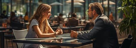 Professional Couple In Office Seeking Guidance XA Premium AI Generated Image