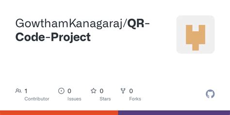 Github Gowthamkanagarajqr Code Project