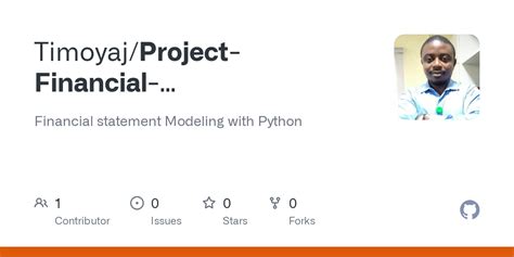 Github Timoyaj Project Financial Statement Modeling With Python Financial Statement Modeling