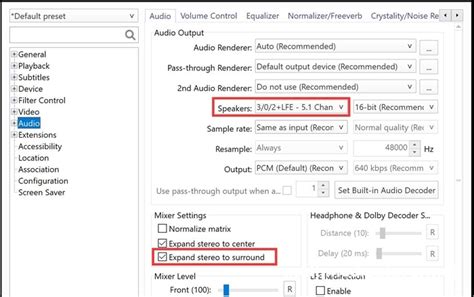 Set Up Potplayer Audio Output Pass Through After Ac Re Encoding Potplayer Tutorials Website