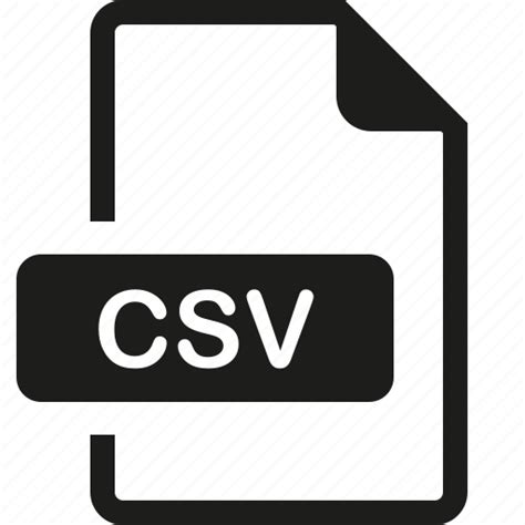 Csv File Format Icon