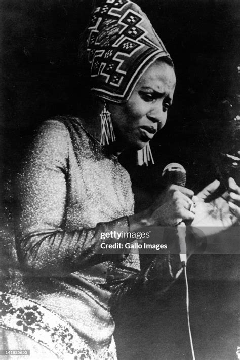 Legendary South African Singer Miriam Makeba News Photo Getty Images