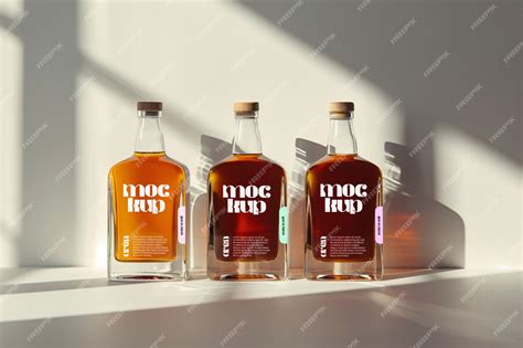 Premium Psd Bottle Packaging Mockup