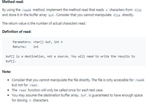 157 Read N Characters Given Read4 · Issue 161 · Spiralgoalgorithms