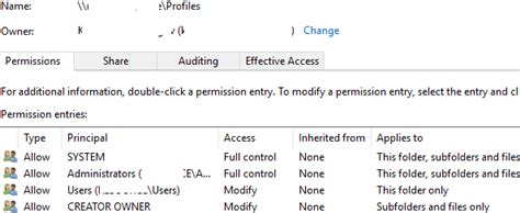 configuring fslogix profile containers on windows server rds windows