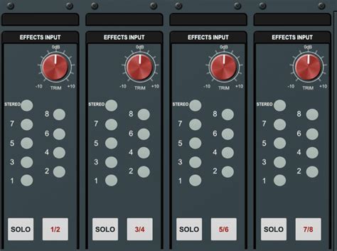 Aux Sends FX Inputs AudioFusion