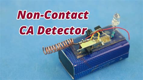 Non Contact Ac Current Detector Easy Circuit Youtube