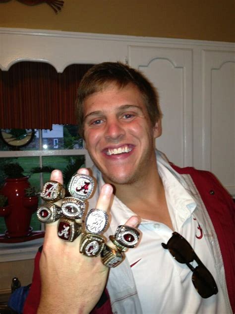 Carson Tinker Showing Off His Championship Rings R Pics