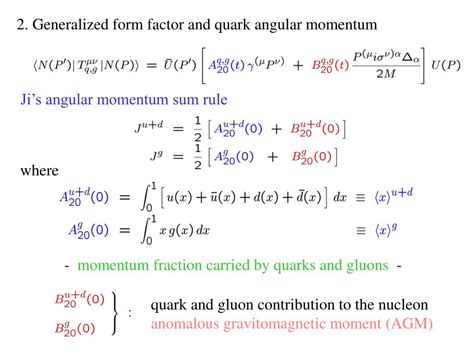 Ppt Unraveling The Nucleon Spin Puzzle Quark Orbital Angular Momentum And Gluon Polarization
