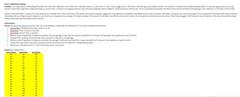 Solved Part 2 Hypothesis Testing Tested Side By Side With