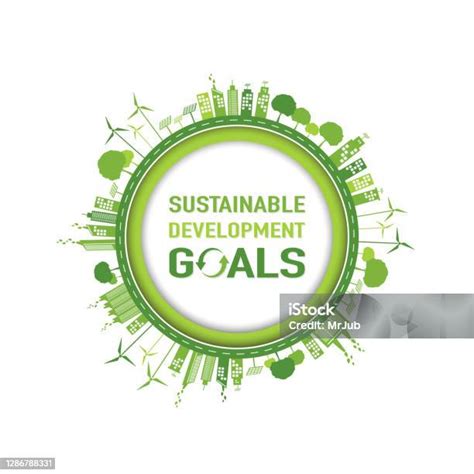 지속 가능한 개발 목표 템플릿 프레임 및 배경 벡터 일러스트 제로 웨이스트에 대한 스톡 벡터 아트 및 기타 이미지 제로 웨이스트 지속 가능한 자원 포부 Istock