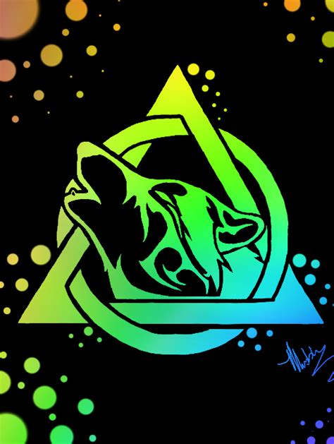 Colors Live Therian Wolf Symbol By Breezefox