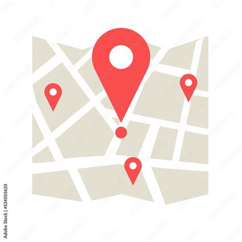 Cartoon Folded Map