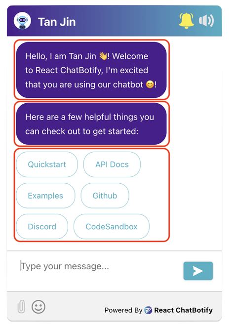 Conversations React Chatbotify
