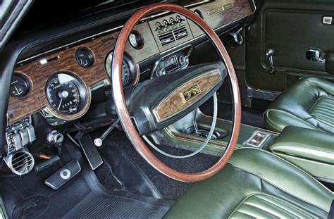 68 Cougar Xr7 G Interior With Unique Console 1968 Cougar Interior