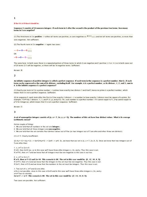 Sequences Solutions Pdf Numbers Sequence