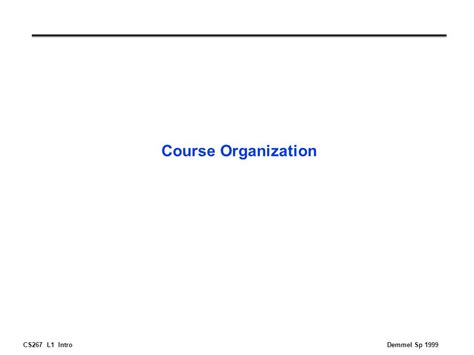 cs267 l1 introdemmel sp 1999 cs267 e233 applications of parallel