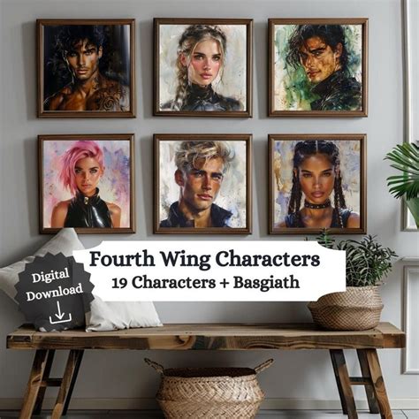Fourth Wing Art Etsy