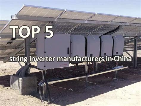 Top 5 String Inverter Manufacturers In China Tycorun Energy