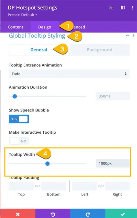 How Can I Increase The Tooltip Width In The Dp Hotspot Module Divi