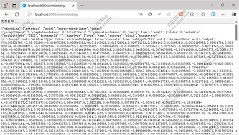 Spring Boot Ai Ollama Embedding 嵌入模型解析向量数据 Xqleeblog