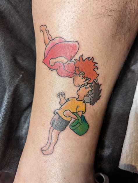 Wife And I Got Ourselves Matching Ponyo Tattoos As An Anniversary