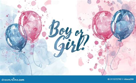 Boy Or Girl Gender Reveal Illustration Inspirational Modern
