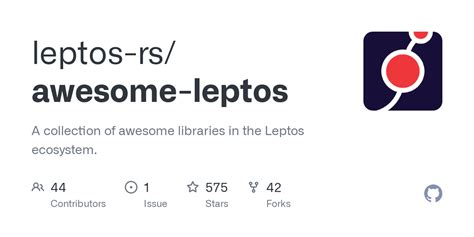 Github Leptos Rsawesome Leptos A Collection Of Awesome Libraries In