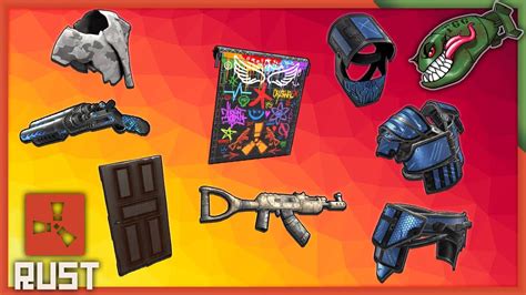 Rust Skins Cold Flame Dbs Desert Raiders Ar Skullkiller Roadsign Arctic Camo Poncho 289