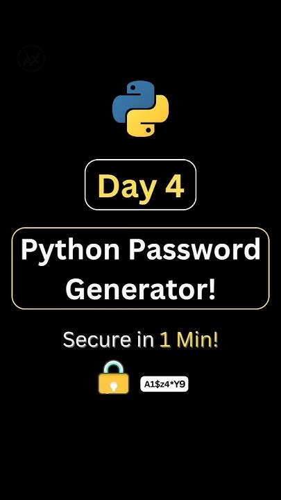 Python Password Generator Create Secure Passwords In 1 Minute 1