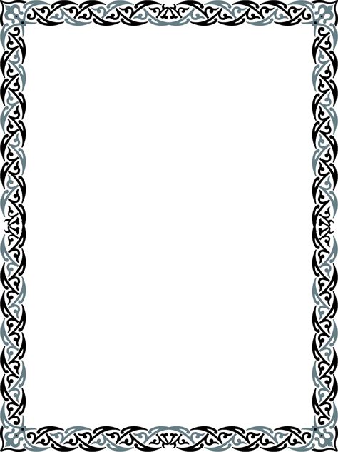 Bingkai Border Piagam Vector 5 Tadungkung