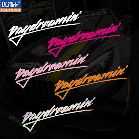 Sticker Kereta Sticker Custom Nama Sendiri Sesuai Untuk Semua Model Kereta Car Sticker