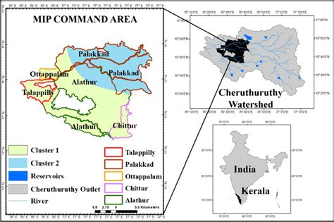 Map Of The Mip Command Area Which Completelypartially Covers 5 Taluks