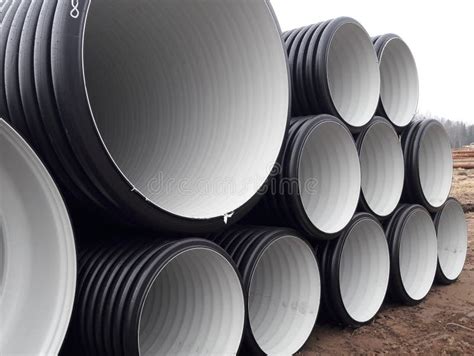 Plastic Tubes Stock Image Image Of Roadside Water 312641017