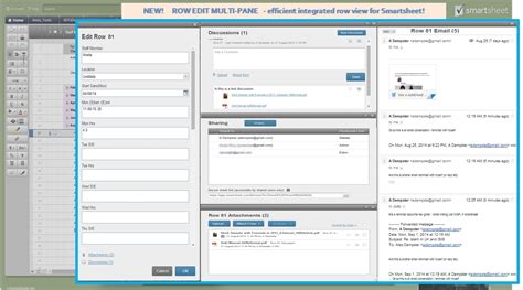 New Row Edit Multi Pane View Will This Help Your Smartsheet Efficiency Smartsheet Community
