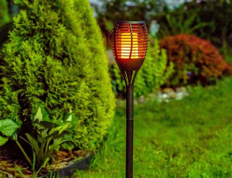 Садовый светильник на солнечной батарее 3 в1 Solar ИВНИНГ ДАНС 72 теплых белых микро Led огня