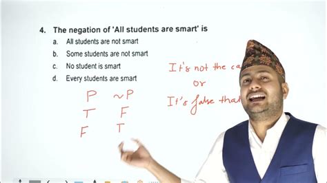 Chapter 1 Logic Part 1 Class 11 Basic Math Neb Basic Math Model Set Solution Neb Exam