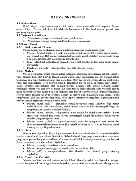 Modul 5 Praktikum Sistem Operasi Pti Pdf